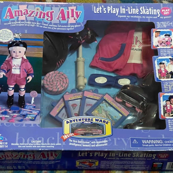 Accessories | Vintage 1999 Playmates Amazing Ally Lets Play Inline ...